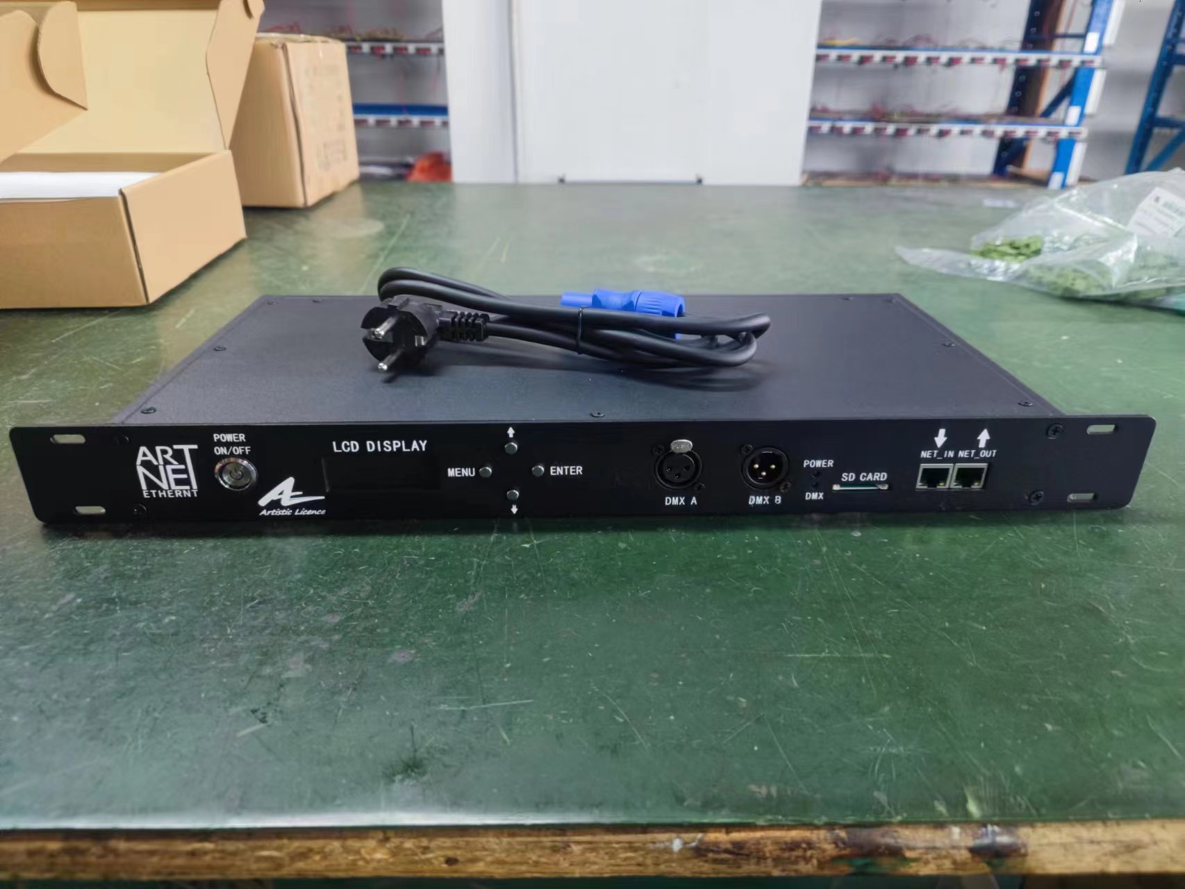 8 Port Artnet DMX Artnet SPI Pixel Controller